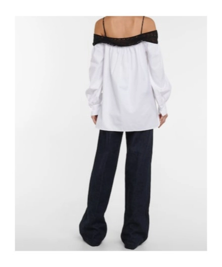 Gabriela Hearst Augustin Lace-trimmed Blouse