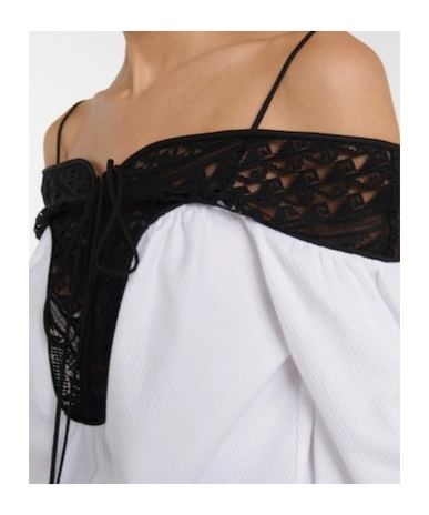 Gabriela Hearst Augustin Lace-trimmed Blouse