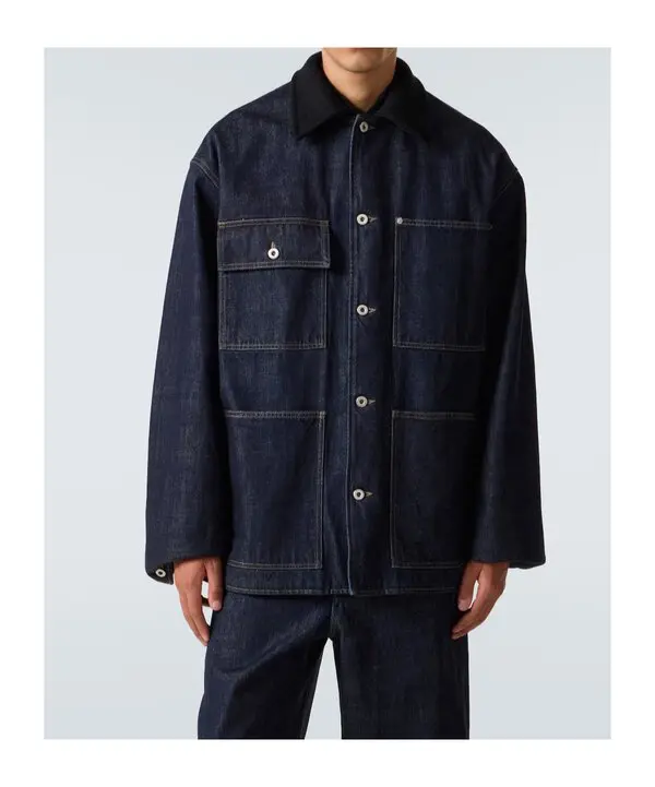JIL SANDER Oversized Denim Jacket