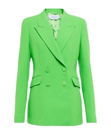 Gabriela Hearst Double-breasted Virgin Wool Suit Jacket