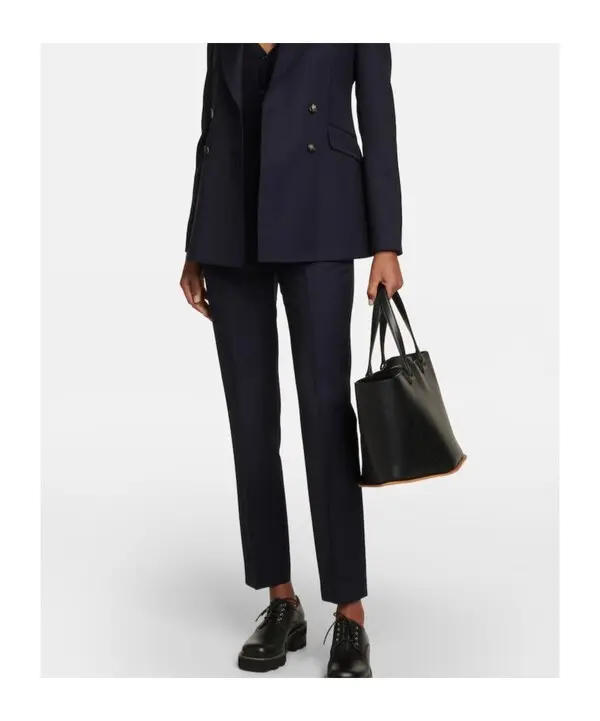 Gabriela Hearst Wool High-waisted Trousers