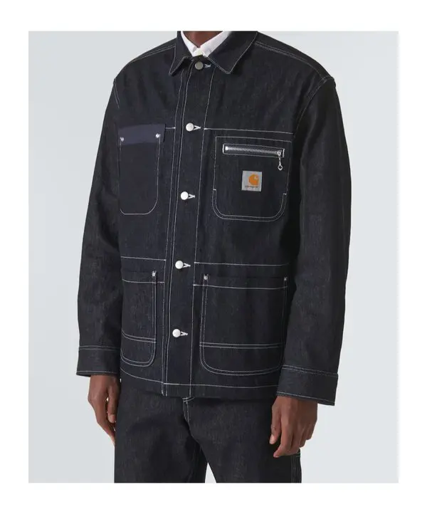 Junya Watanabe X Carhartt Long-sleeved Denim Jacket
