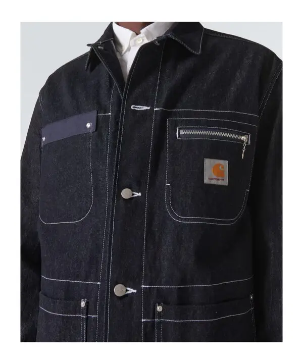 Junya Watanabe X Carhartt Long-sleeved Denim Jacket