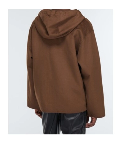 Nanushka Moshe Wool And Silk Hoodie