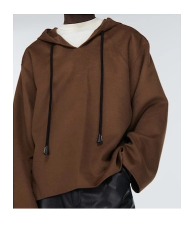 Nanushka Moshe Wool And Silk Hoodie