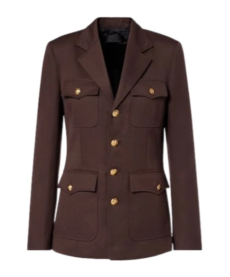 NILI LOTAN Button-down Blazer - Black