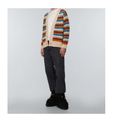 Alanui Dancing Light Crocheted Wool-blend Cardigan