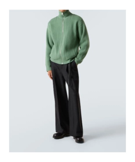 JIL SANDER Wool Zip-up Cardigan