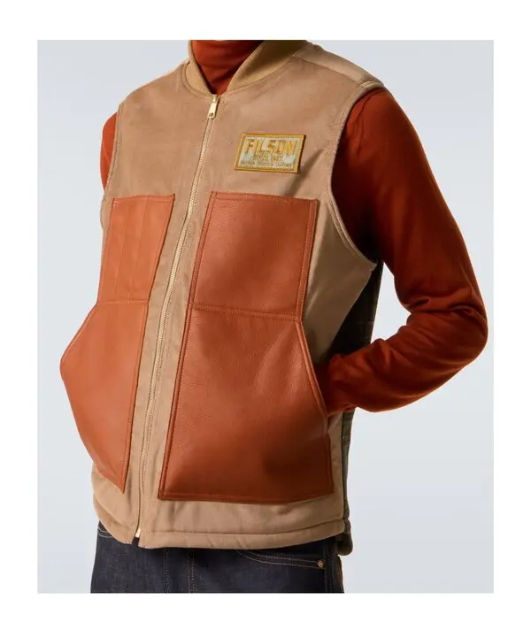 Junya Watanabe Logo Zip-up Vest