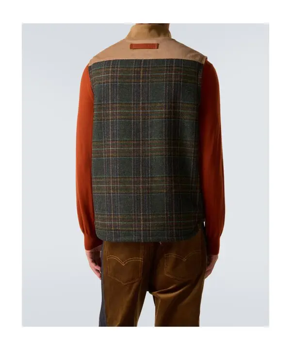 Junya Watanabe Logo Zip-up Vest