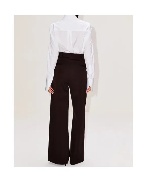 Wardrobe.NYC Classic Shirt With Pleats