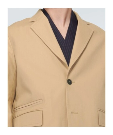 LANVIN Deconstructed Cotton-blend Blazer