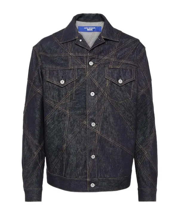 Junya Watanabe Button-down Long-sleeved Denim Jacket