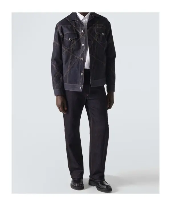 Junya Watanabe Button-down Long-sleeved Denim Jacket