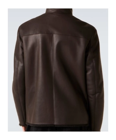 Giorgio Armani Shearling-lined Leather Jacket
