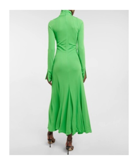 Victoria Beckham Openwork Knit Midi Dress