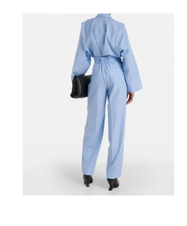 Victoria Beckham Pleated Tapered Trousers