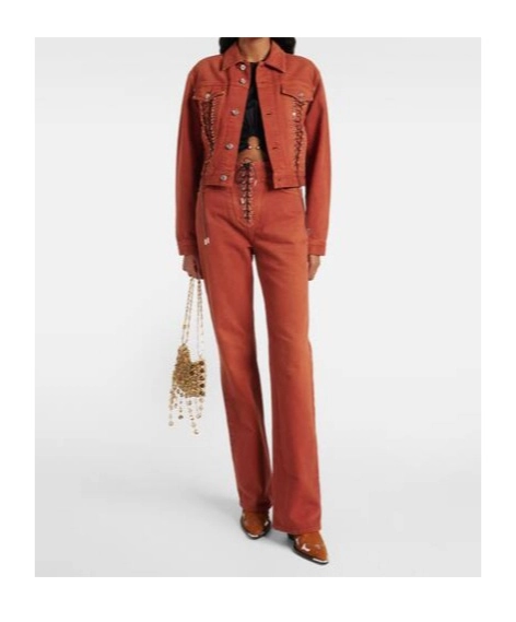 Rabanne Cropped Denim Jacket