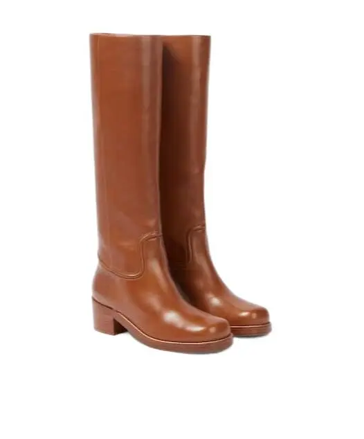 Gabriela Hearst Leather Knee-high Boots