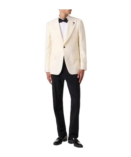 LARDINI Single-breasted Virgin Wool Blazer