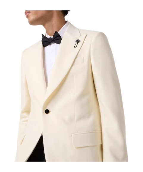 LARDINI Single-breasted Virgin Wool Blazer