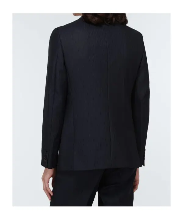 Comme Des Garçons Zipper-decorated Suit Jacket