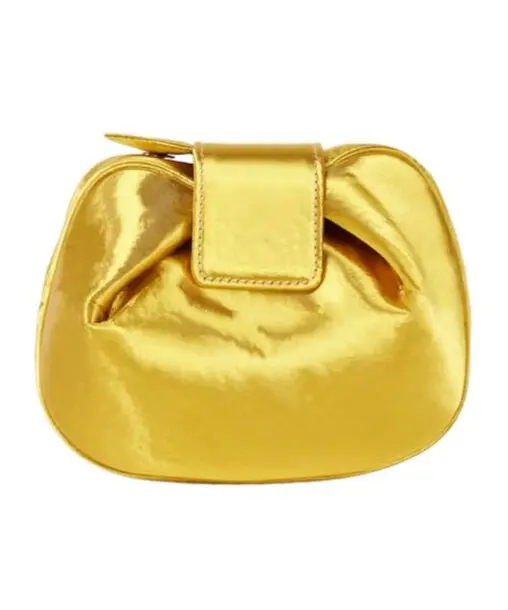 Gabriela Hearst Soft Demi Satin Clutch