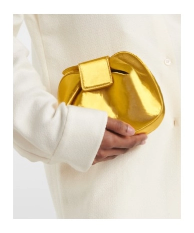 Gabriela Hearst Soft Demi Satin Clutch