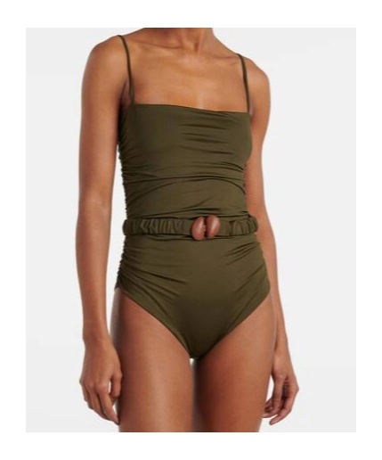 Johanna Ortiz Ruched Swimsuit