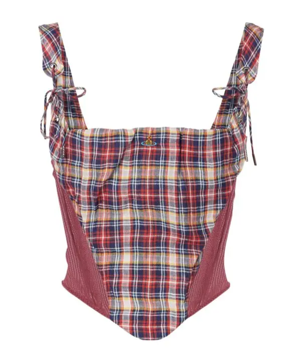 VIVIENNE WESTWOOD Puppy Tartan Corset