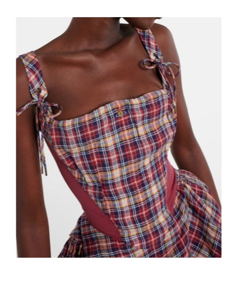 VIVIENNE WESTWOOD Puppy Tartan Corset