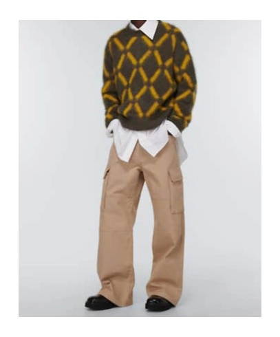 Marni Intarsia Mohair-blend Sweater