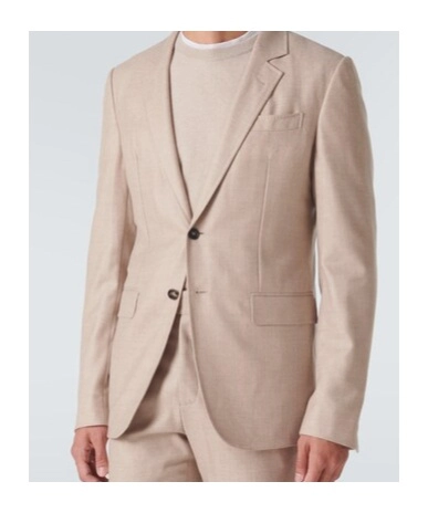 Gabriela Hearst Irving Wool And Cashmere Flannel Suit Jacket
