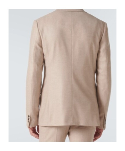Gabriela Hearst Irving Wool And Cashmere Flannel Suit Jacket