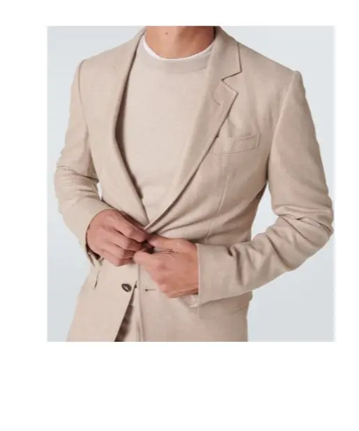 Gabriela Hearst Irving Wool And Cashmere Flannel Suit Jacket