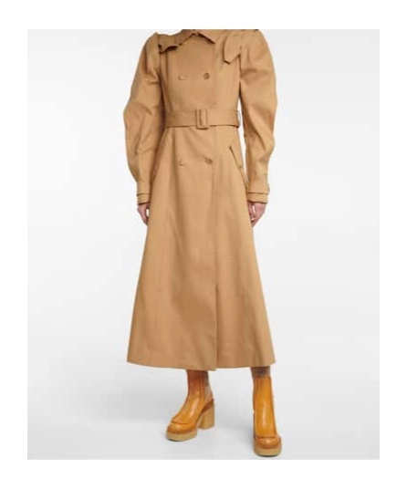 Gabriela Hearst Detachable Belt Trench Coat