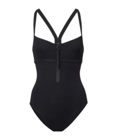 ERES Egeria Jacquard Swimsuit - Black