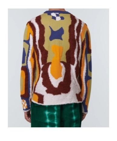 THE ELDER STATESMAN Crew Neck Knit Sweater