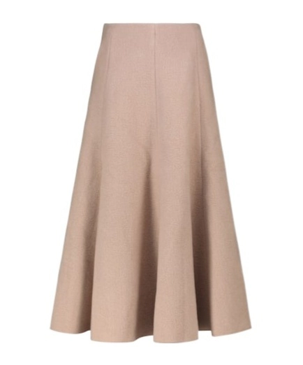Gabriela Hearst Maureen High-waisted Pleated Midi Skirt