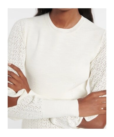 Victoria Beckham Openwork Knit Midi Dress