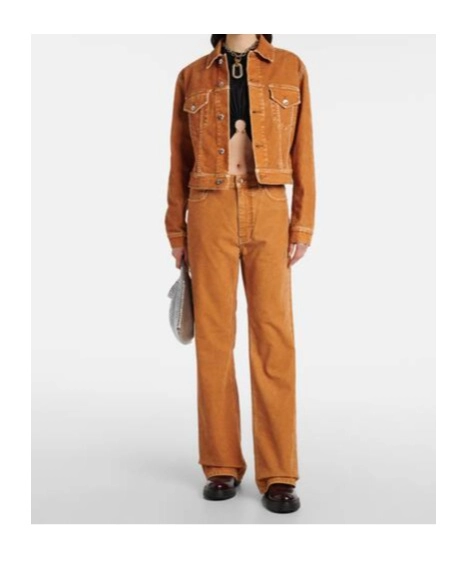 Rabanne Single-breasted Denim Jacket