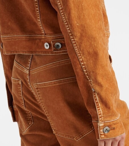 Rabanne Single-breasted Denim Jacket