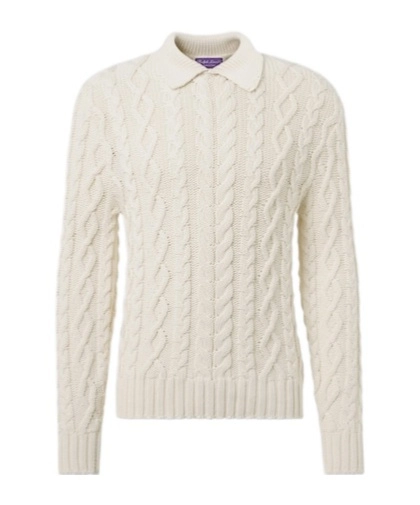 Ralph Lauren Cable-knit Cotton-blend Sweater
