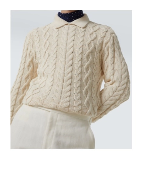 Ralph Lauren Cable-knit Cotton-blend Sweater