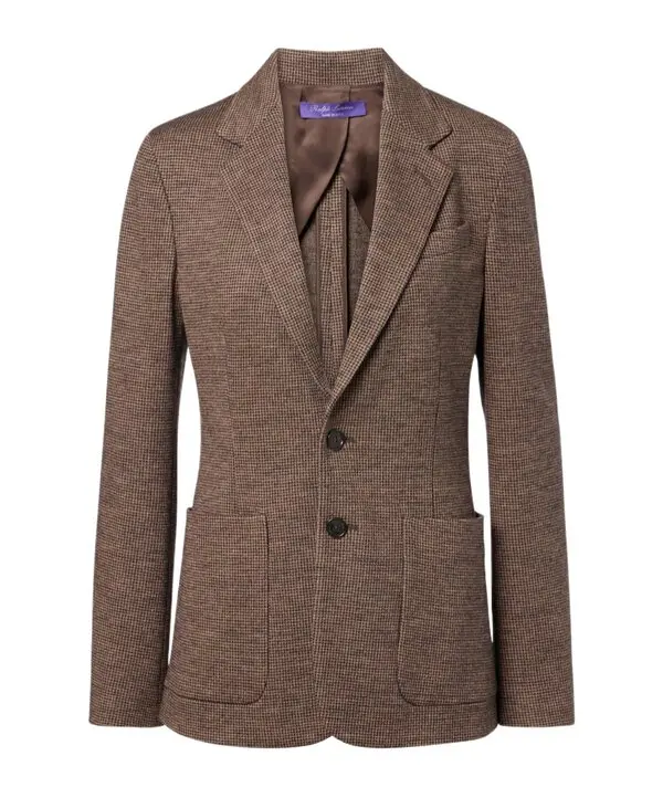Ralph Lauren Hailey Wool Blazer - Brown