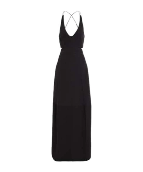 Victoria Beckham Maxi Dress With Cut-outs And Open Back