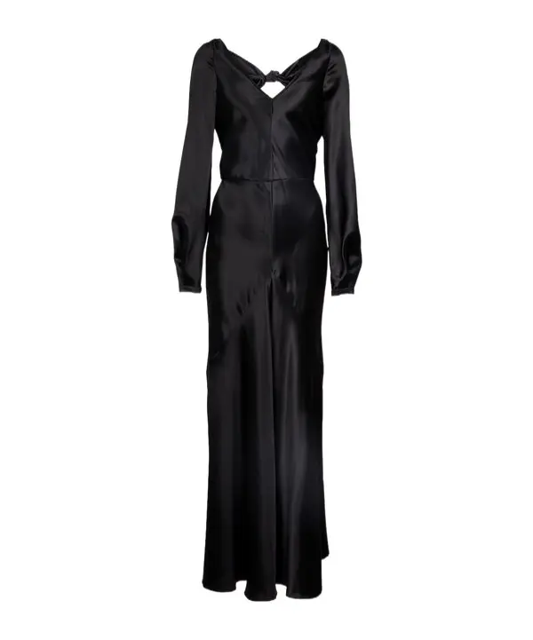 Gabriela Hearst Satin Midi Dress