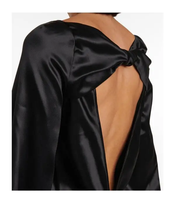 Gabriela Hearst Satin Midi Dress