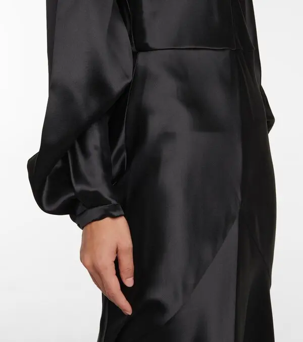 Gabriela Hearst Satin Midi Dress