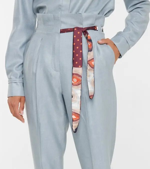 Gabriela Hearst High-waisted Tapered Leg Trousers